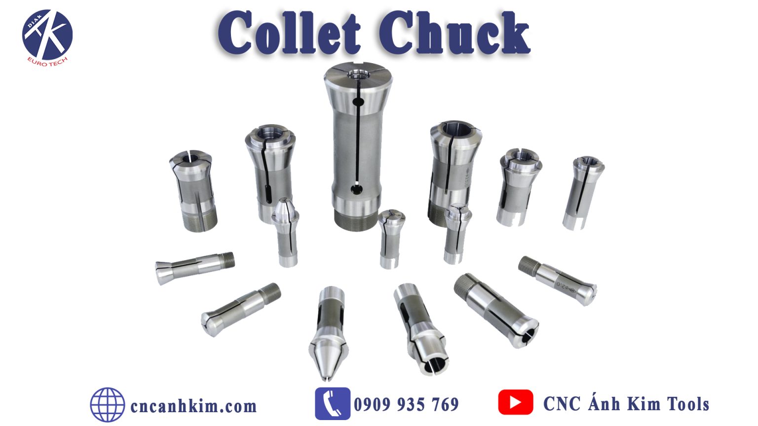 COLLET CHUCK & SUB SPINDLE COLLET MÁY TIỆN TỰ ĐỘNG - CNC Ánh Kim - Dao ...